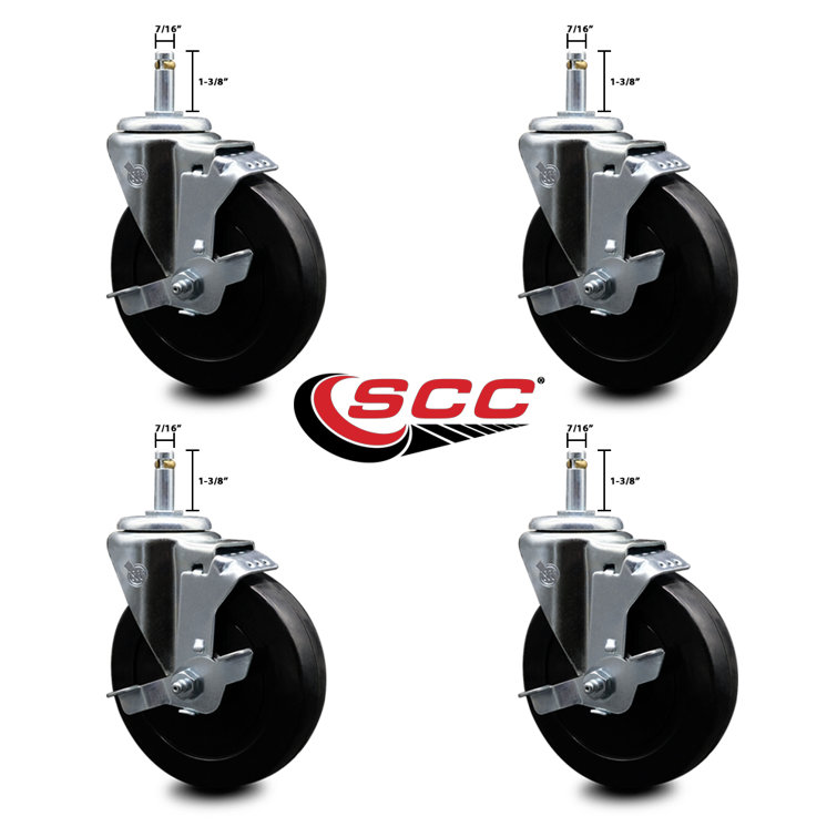 Service Caster Grip Ring Stem Caster | Wayfair