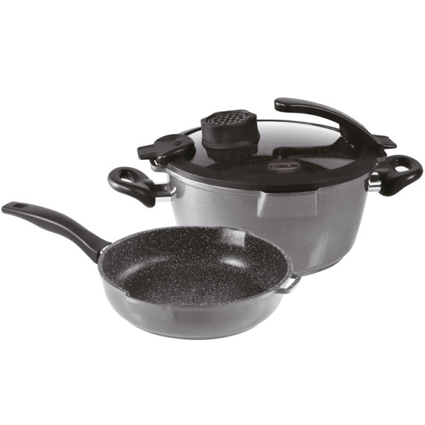 Stoneline 4 - Piece Non-Stick Aluminium Cookware Set | Wayfair.co.uk
