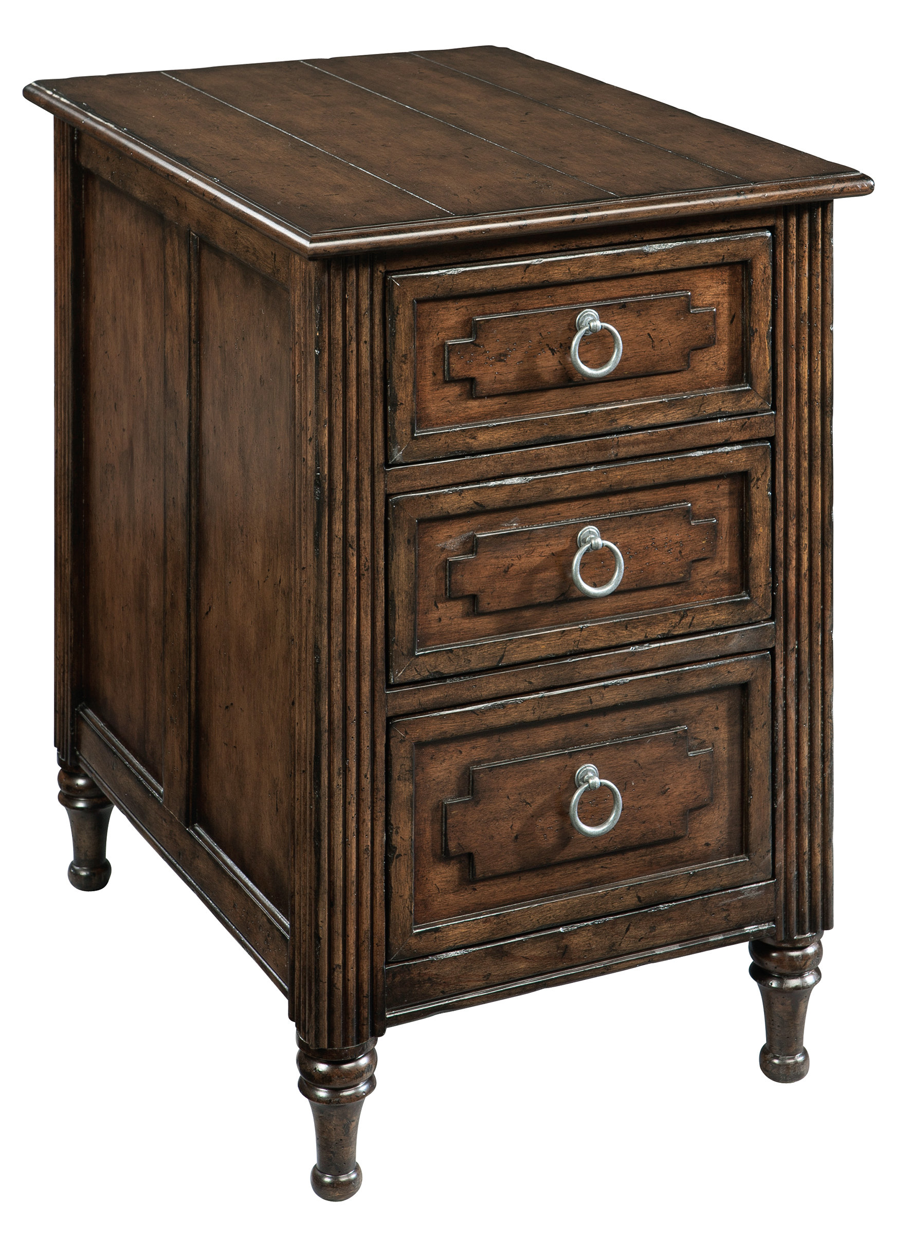 Astoria Grand Swanson Chairside 3 Drawer Accent Chest | Wayfair