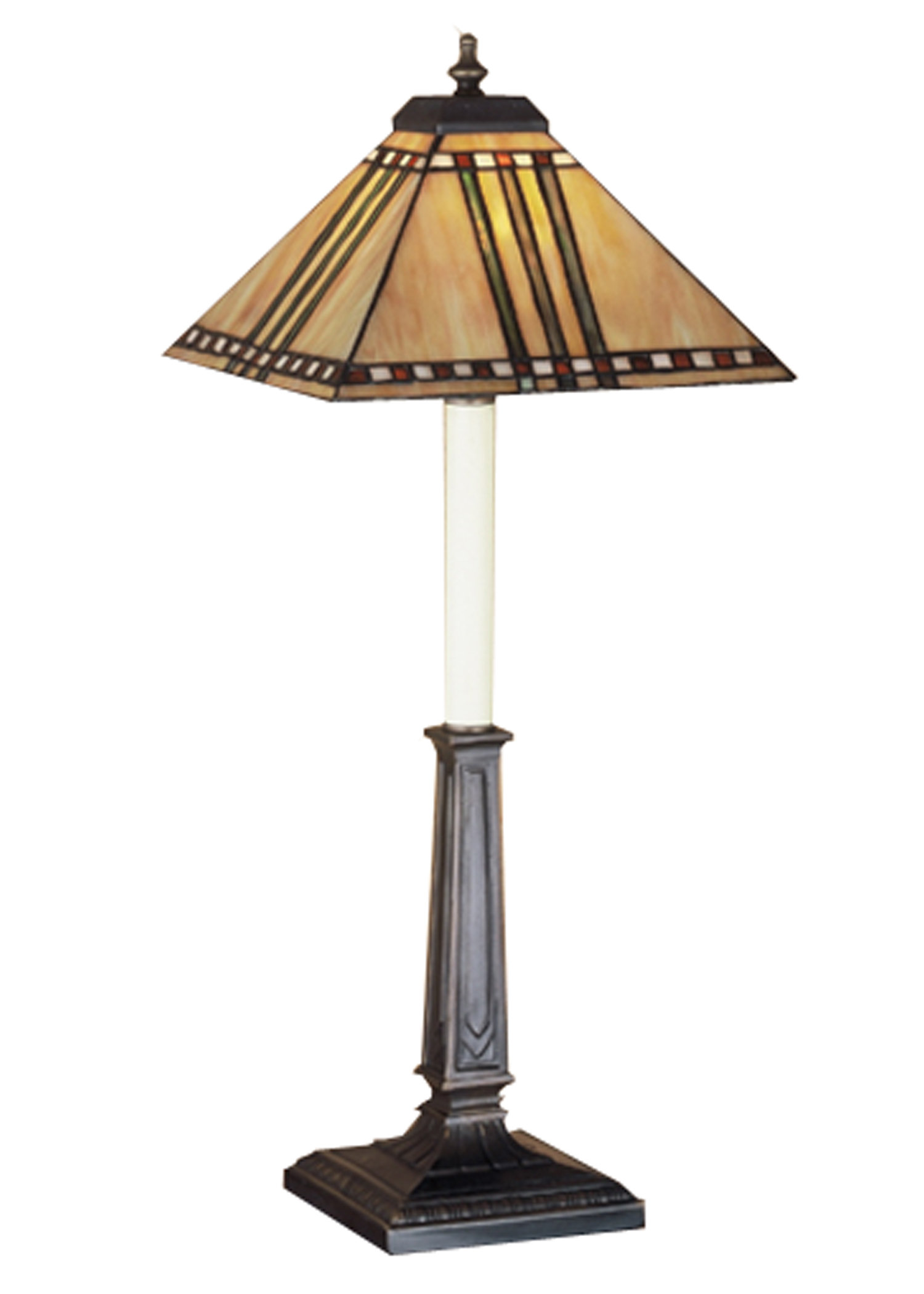 Meyda Lighting Prairie Corn 24.5" Mahogany Bronze Buffet Lamp - Wayfair ...