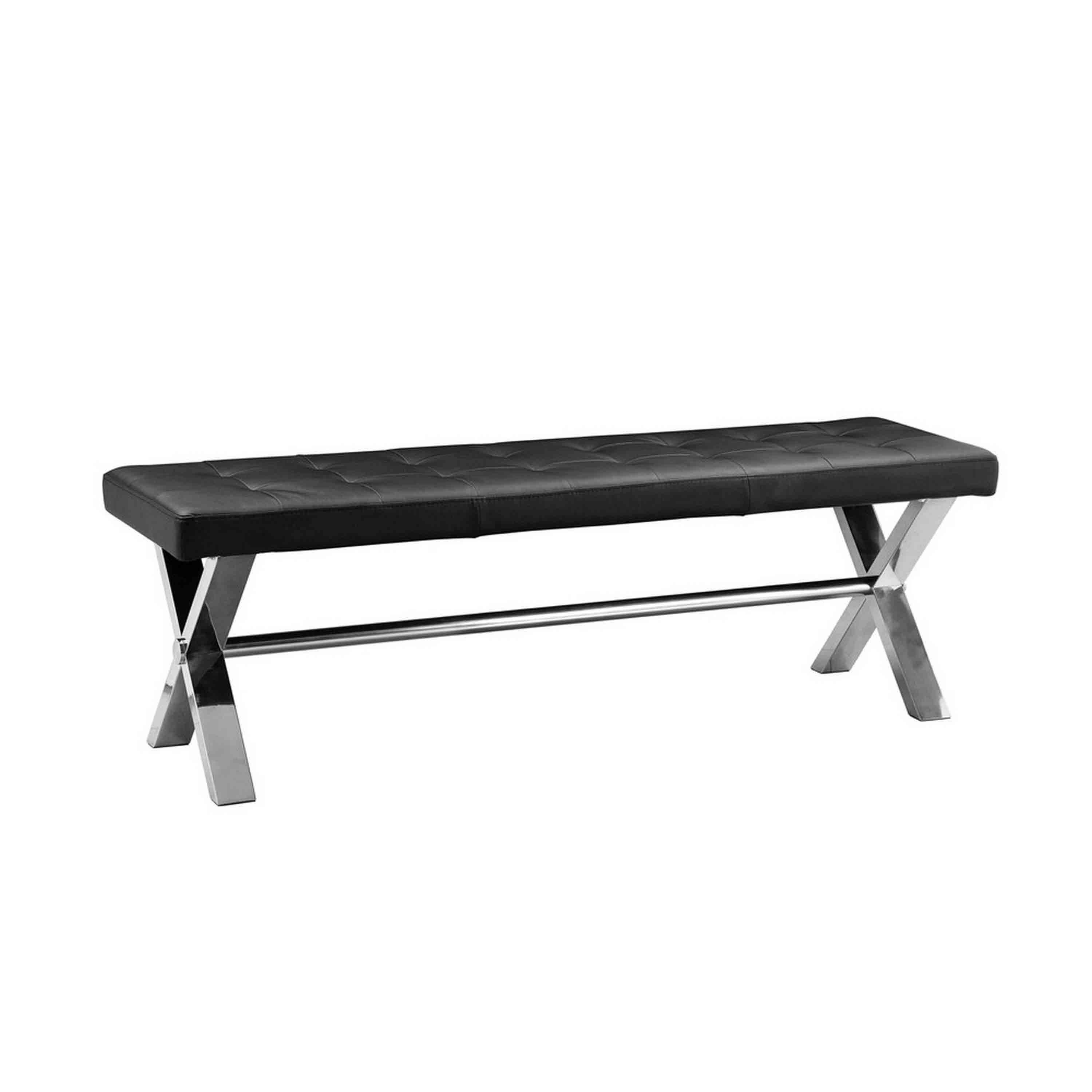 Hokku Designs Quamane Faux Leather Bench | Wayfair