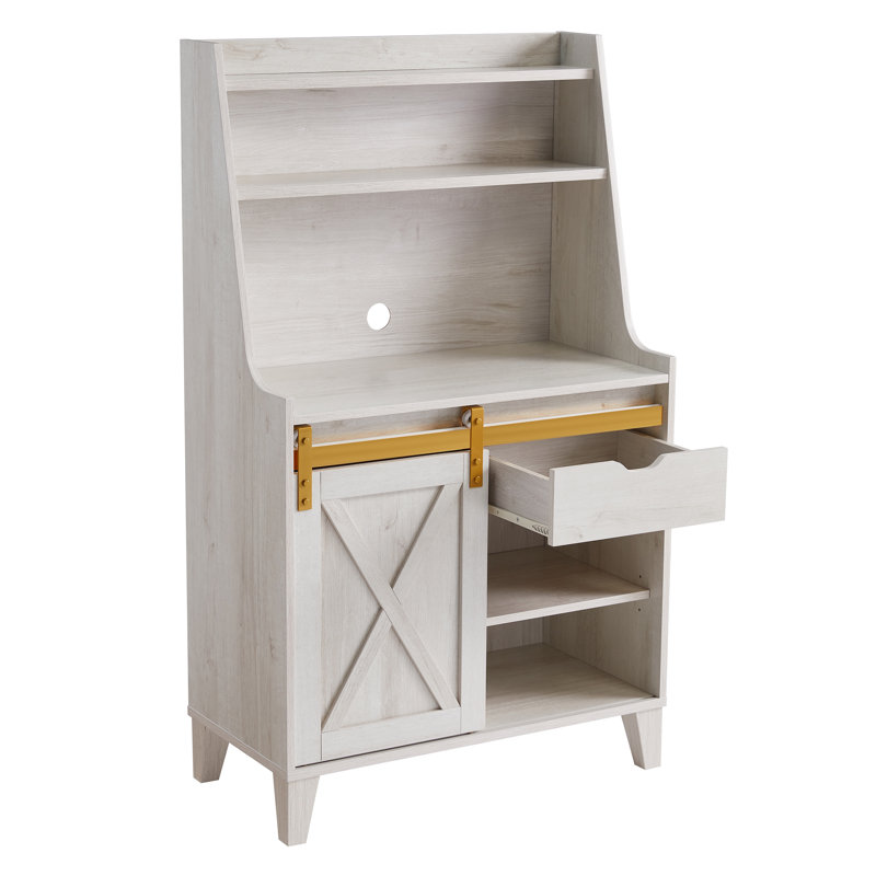 Laurel Foundry Modern Farmhouse® 31.25" Wood tandard Baker's Rack with ...