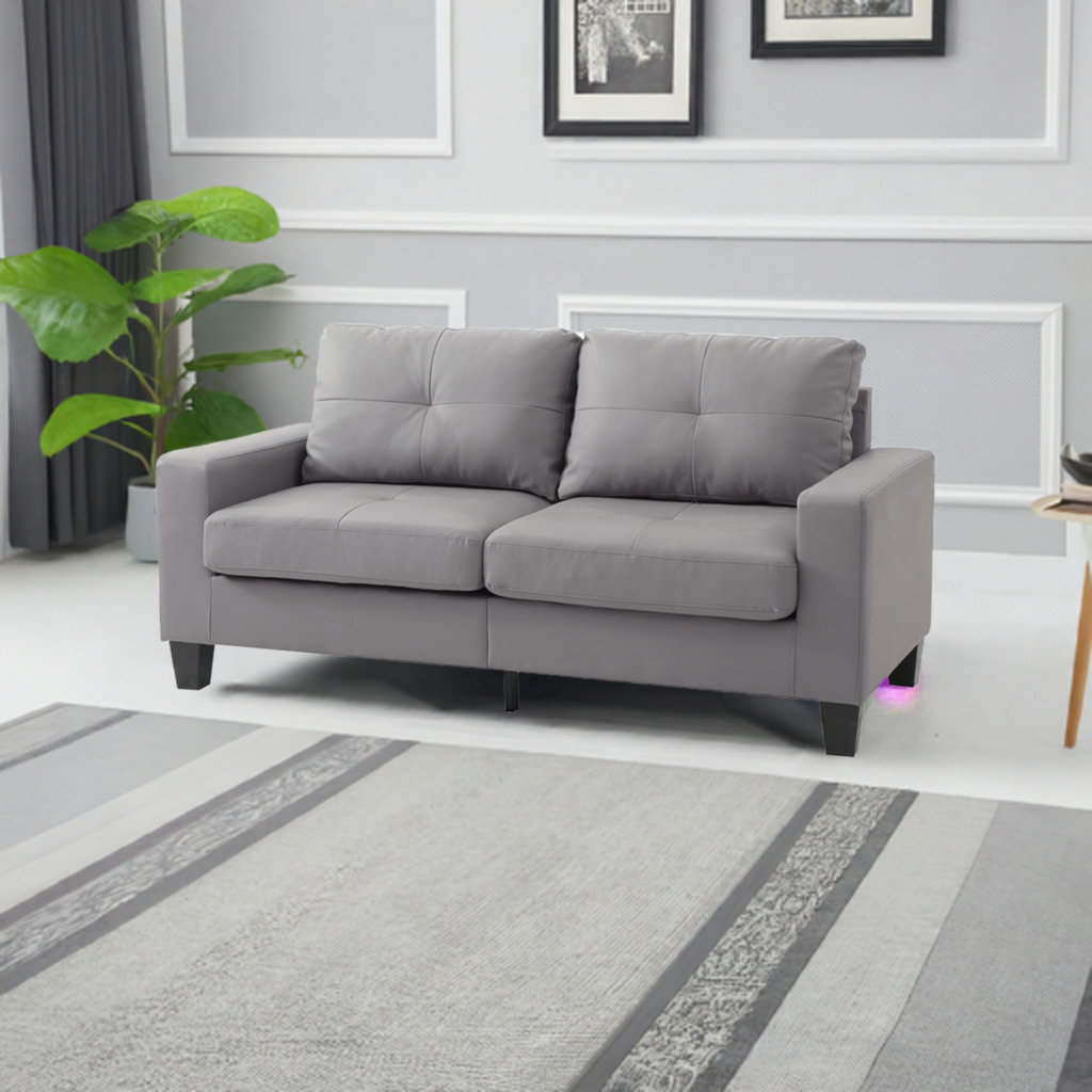 Ebern Designs Ritter Modular Sofa Faux Leather - Wayfair Canada