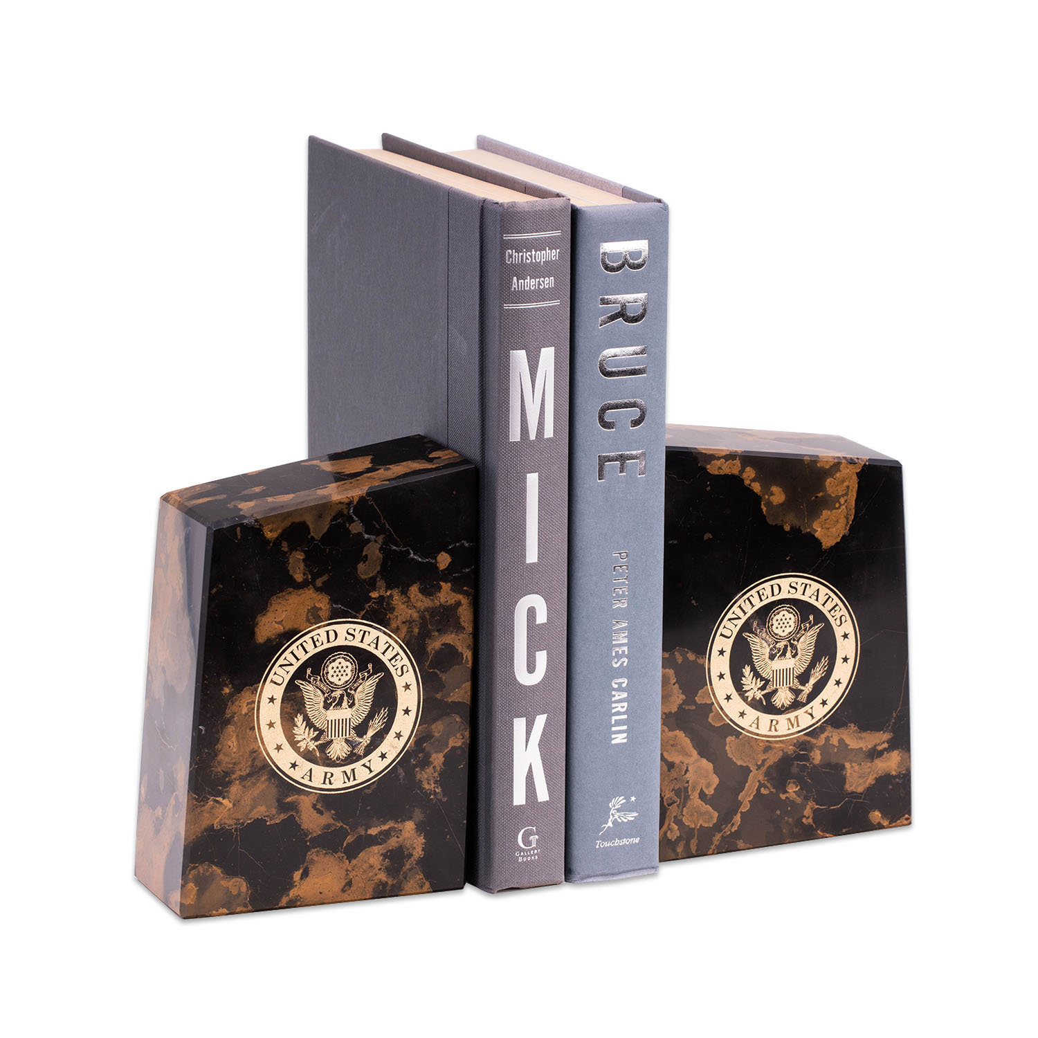 Trinx Genuine Marble 6" Tall Pair of Army Bookends - Wayfair Canada