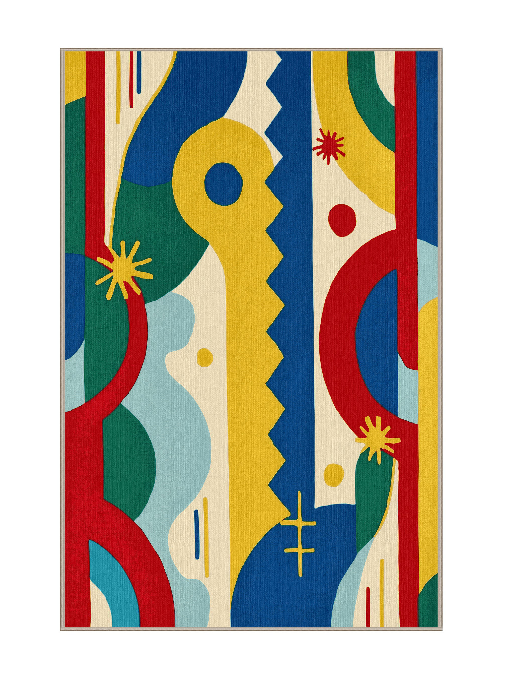 Wrought Studio™ Wacky Stripe Rug | Wayfair