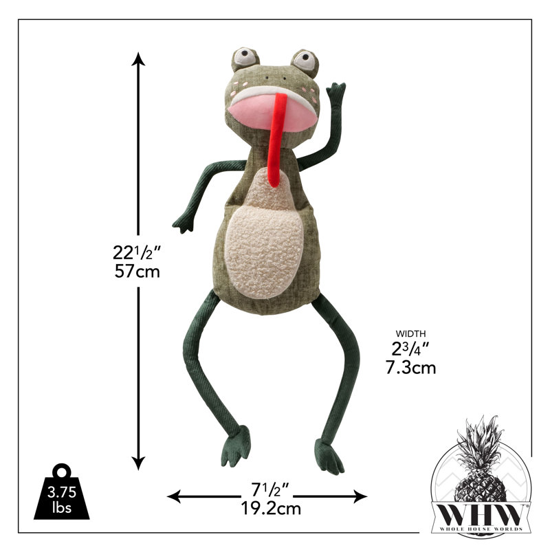 Whole House Worlds Weighted Frog Door Stopper | Wayfair