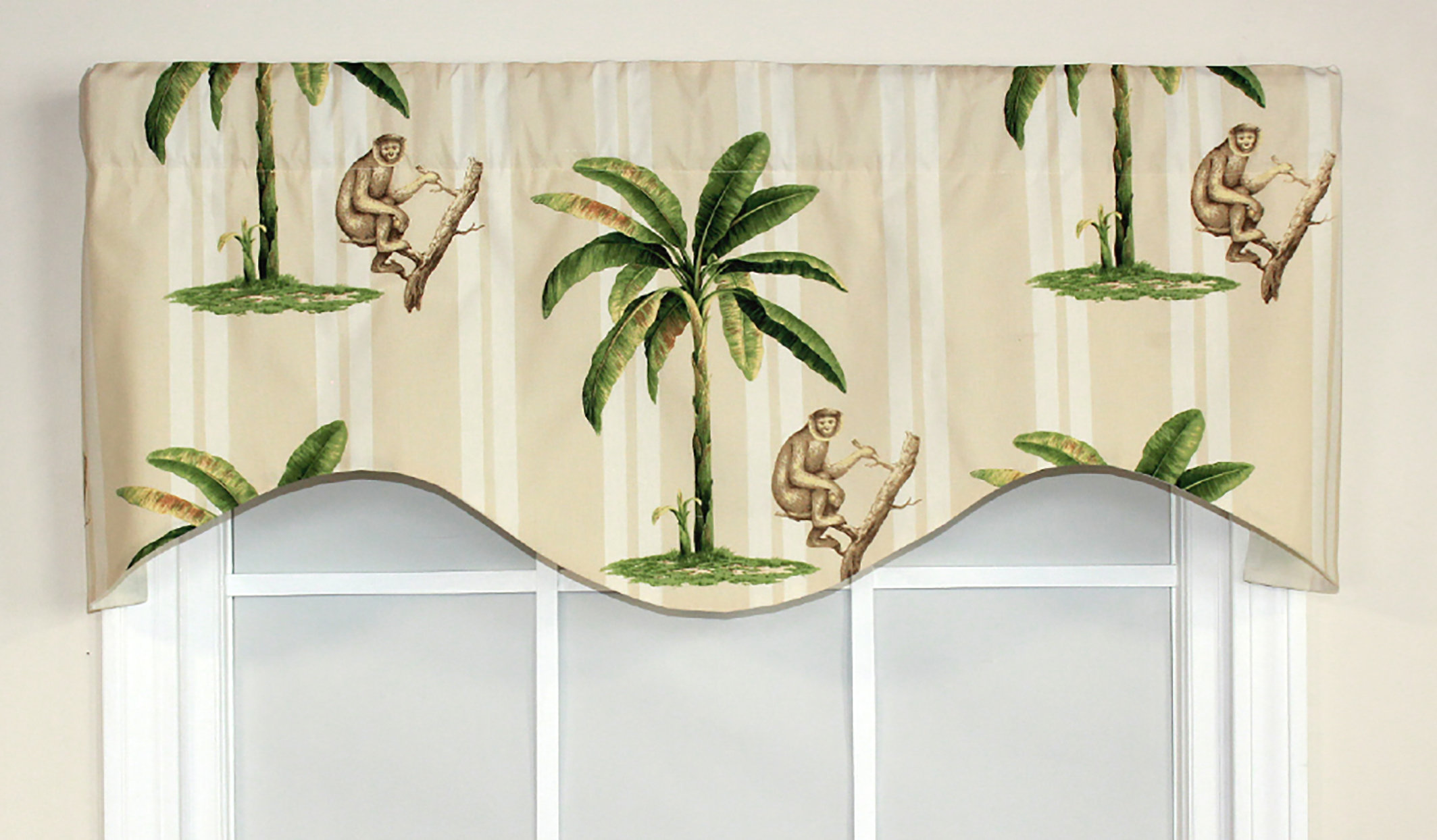 Bay Isle Home™ Xavier Cornice 51" Window Valance - Wayfair Canada