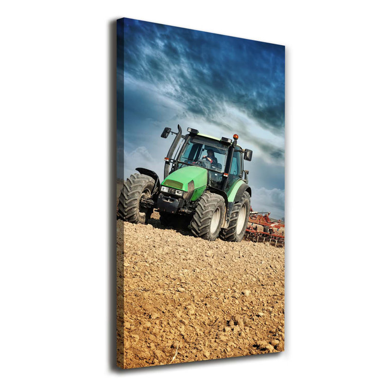 Brayden Studio Tractor - Wrapped Canvas Print | Wayfair.co.uk