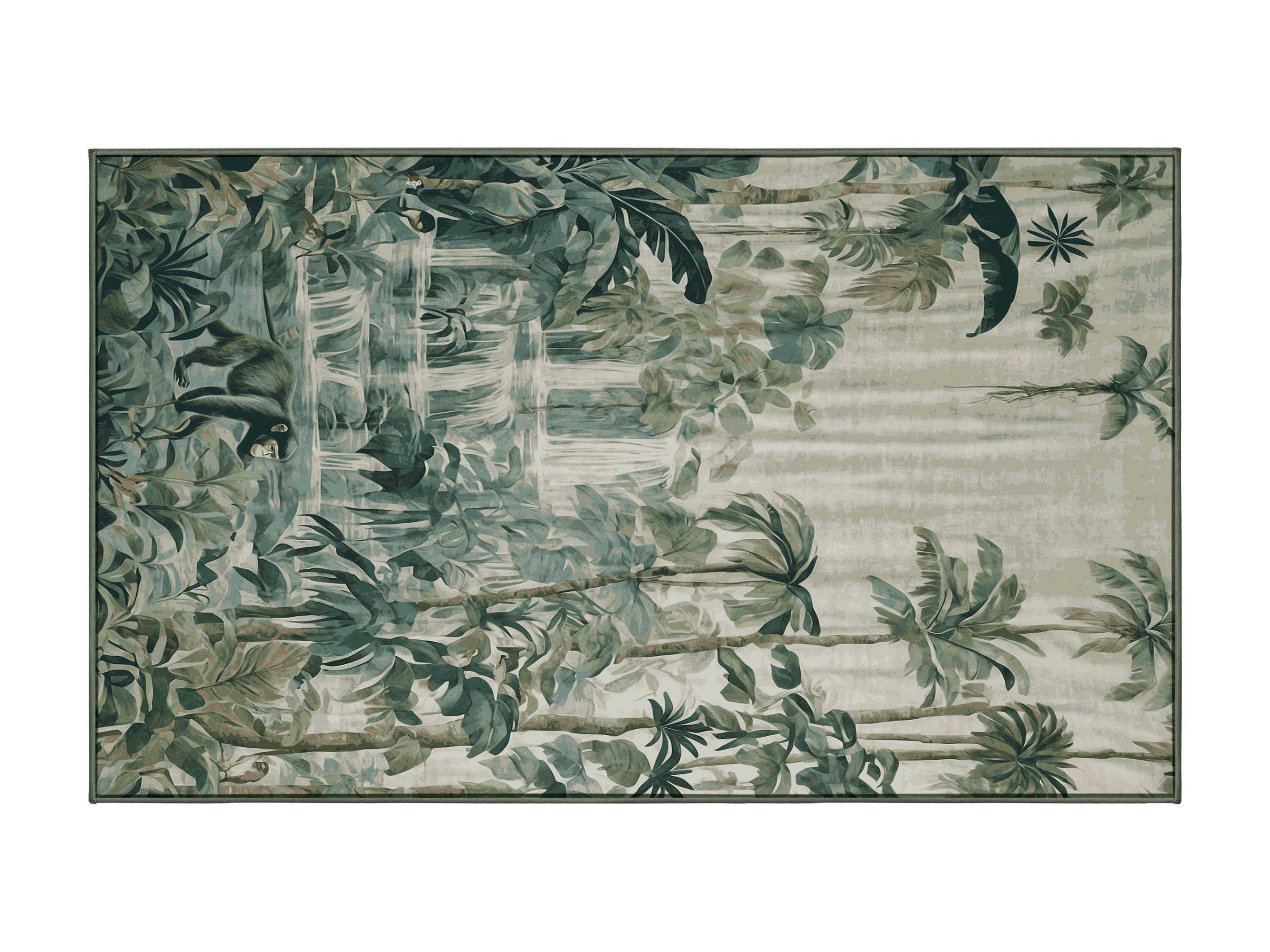 Bay Isle Home™ Machine Washable Green Area Rug | Wayfair