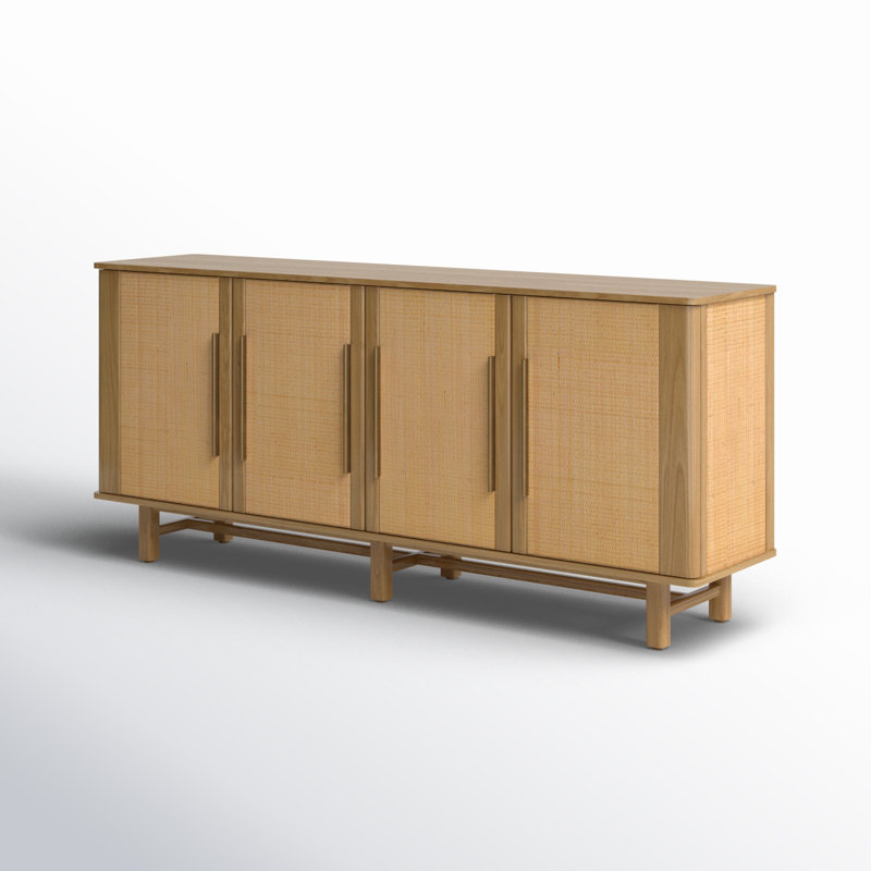 Birch Lane™ Edgerton 80" Wide Solid Wood Sideboard | Wayfair