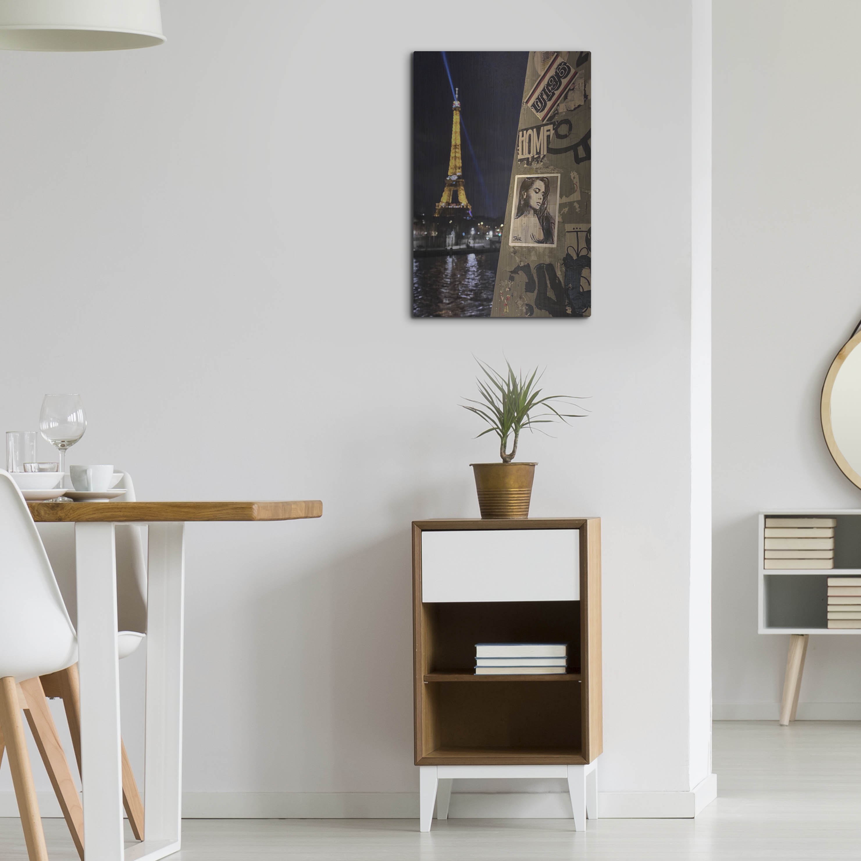 Lark Manor™ 'Paris Stick' by Loui Jover Metal Wall Art | Wayfair