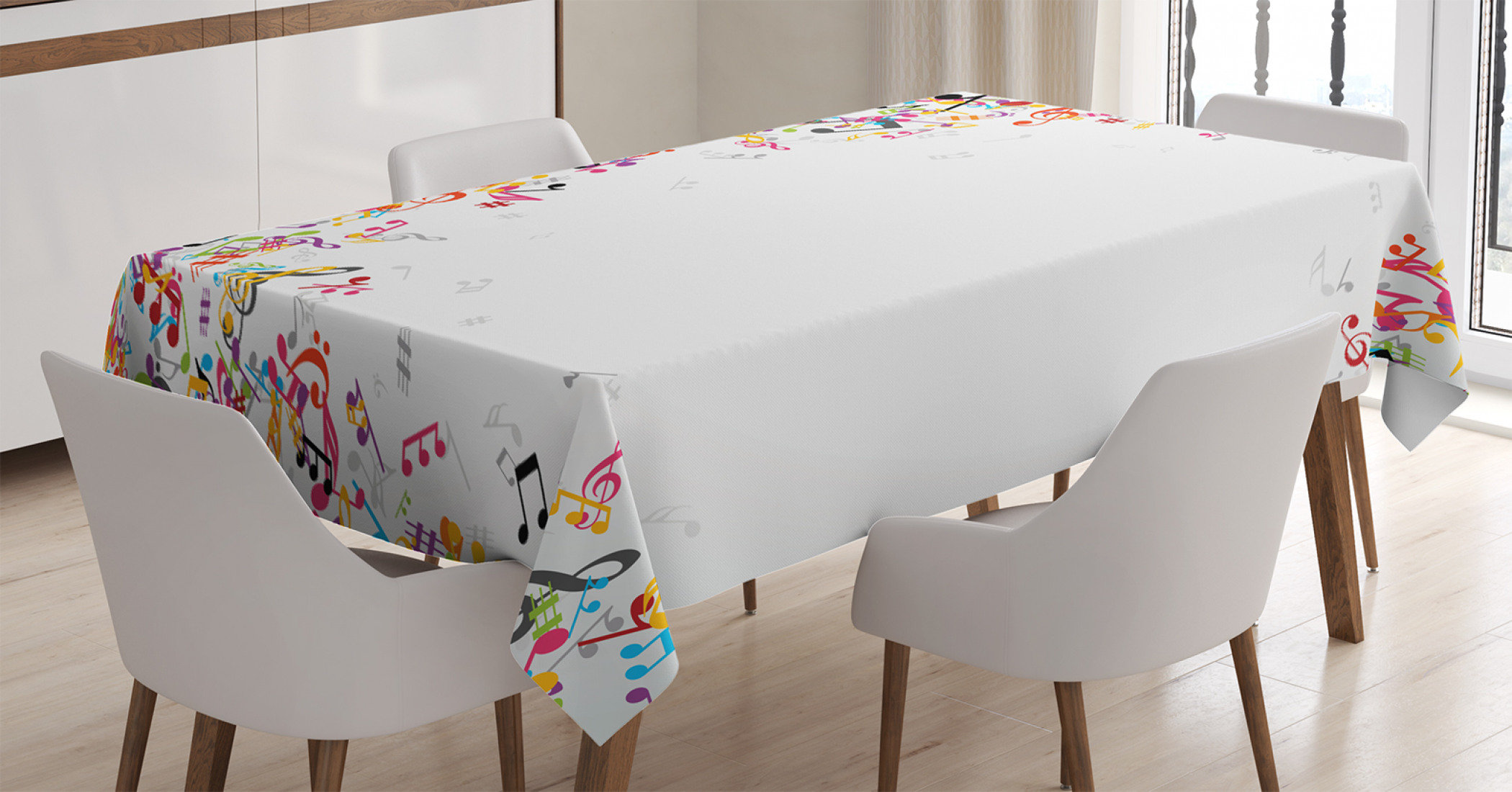 East Urban Home Music Tablecloth | Wayfair