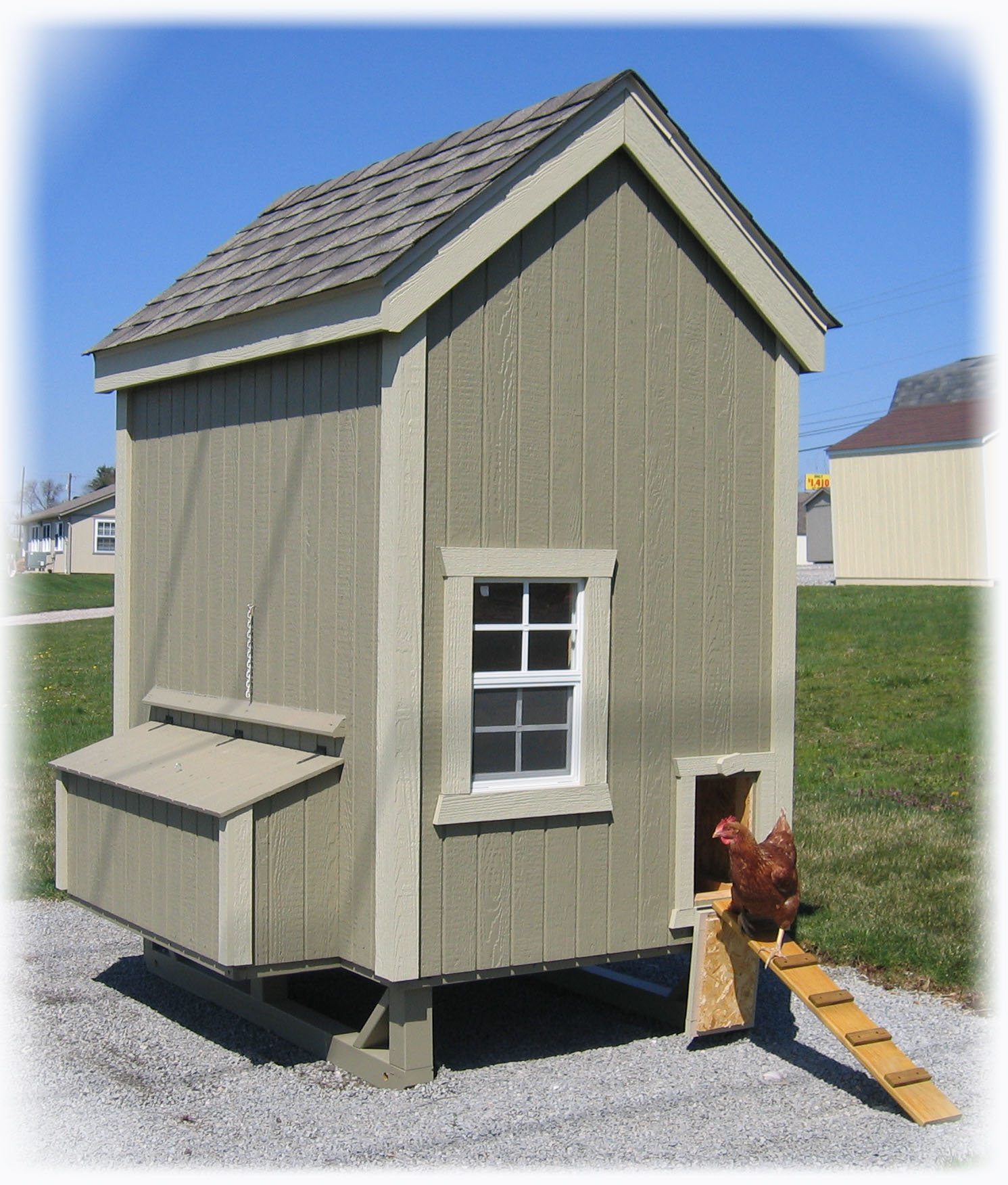 Little Cottage Co. 5' W X 6' D Colonial Gable Chicken Coop - Wayfair Canada