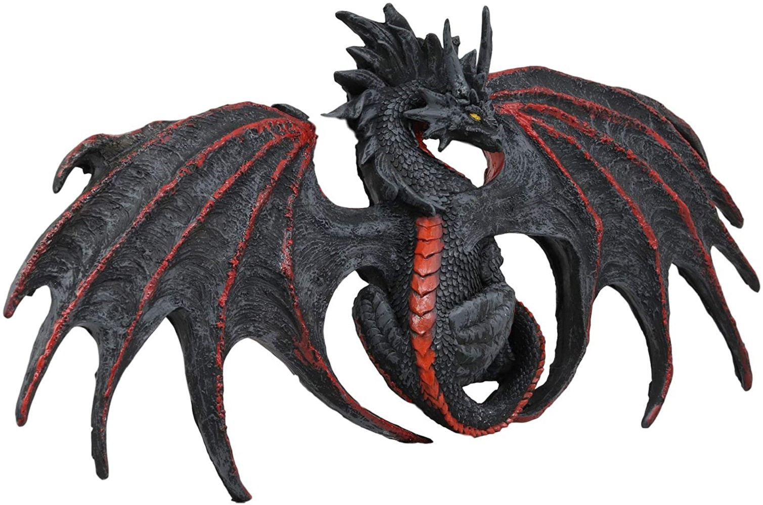 Trinx Ebros Medieval Fantasy Perching Black Widow Blood Malice Dragon ...