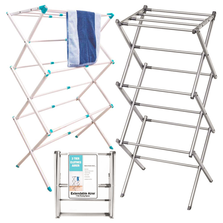 Rebrilliant Foldable Standard Drying Rack | Wayfair.co.uk