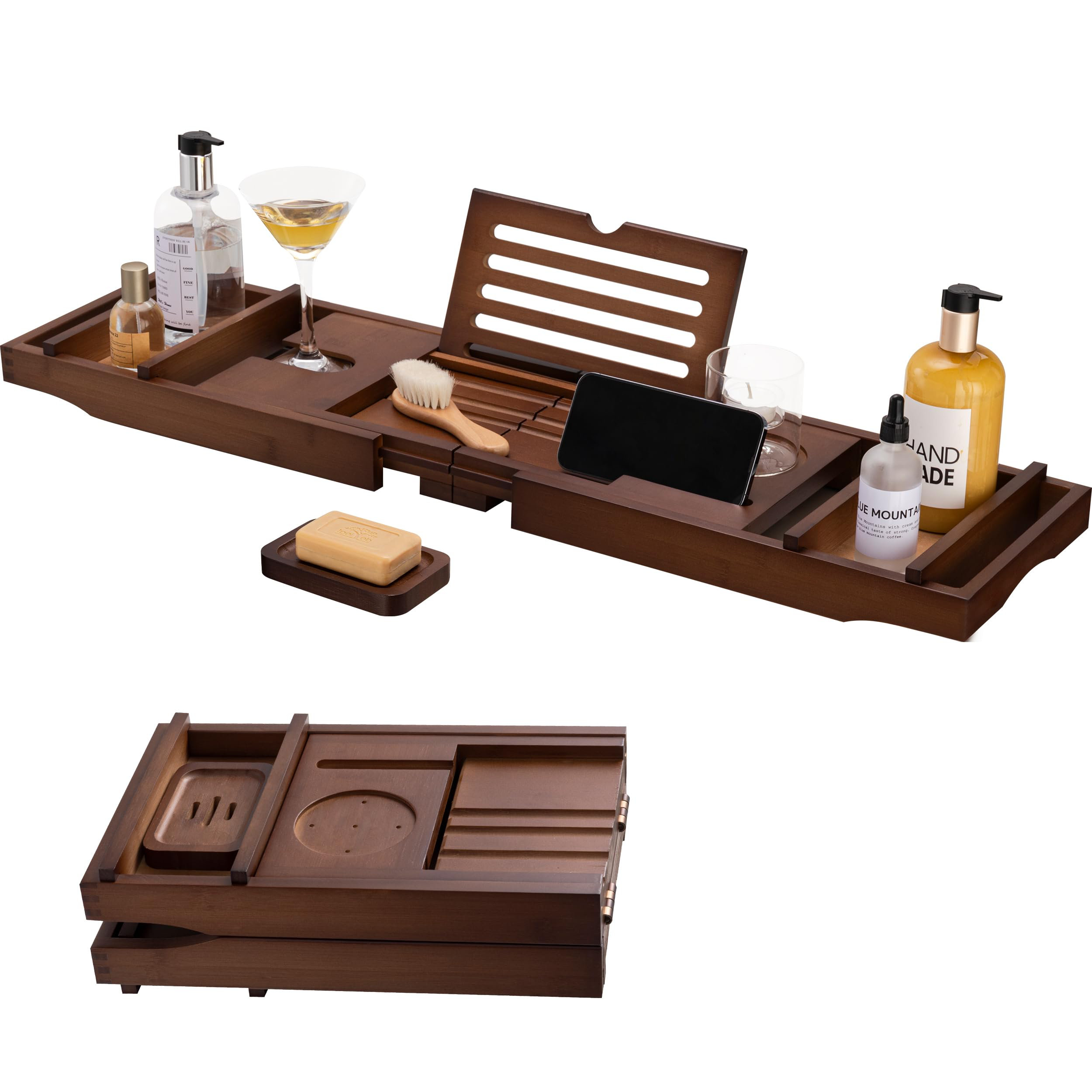 Rebrilliant Serviteur de bain autoportant en bambou Mithushan - Wayfair ...