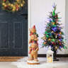 The Holiday Aisle® 29.25"H Christmas MGO Stacked Gingerbread Man Porch ...