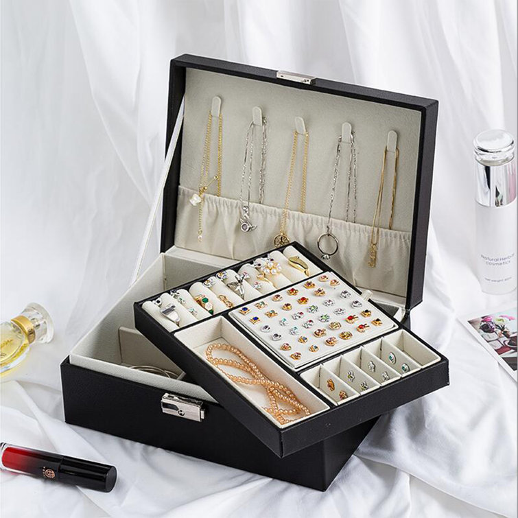 Ebern Designs Jewelry Box + Locking | Wayfair