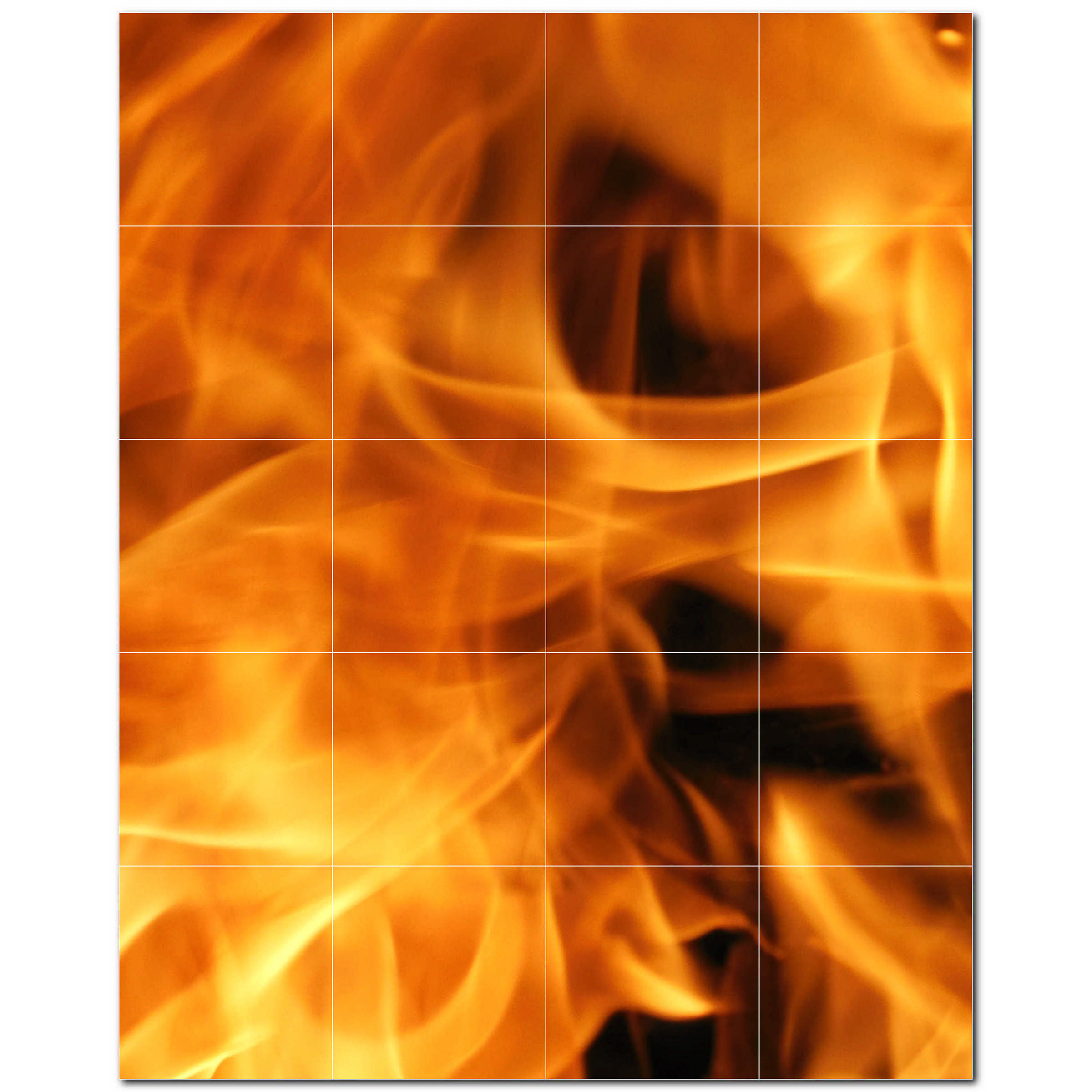 Picture-Tiles.com Fire Photo 6 x 6 | Wayfair