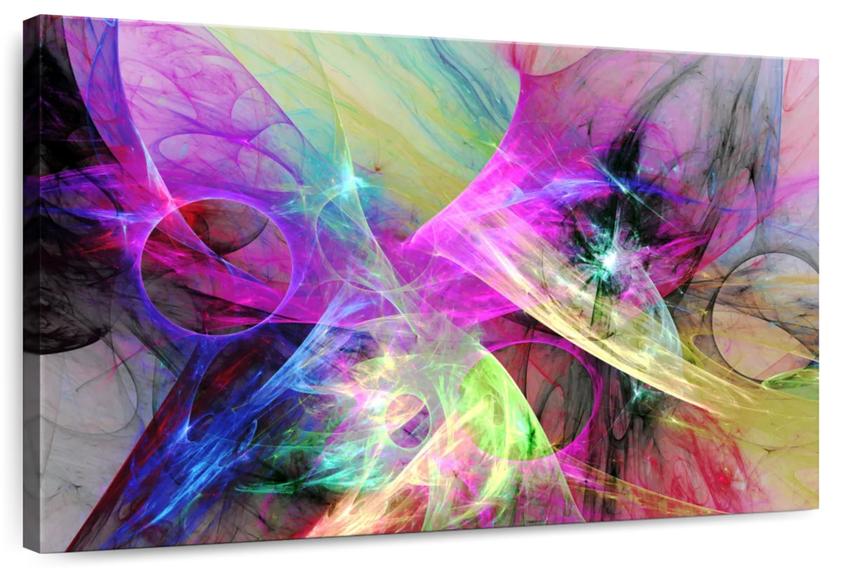 Wade Logan® Avery Abstract Nebula Colors | Wayfair