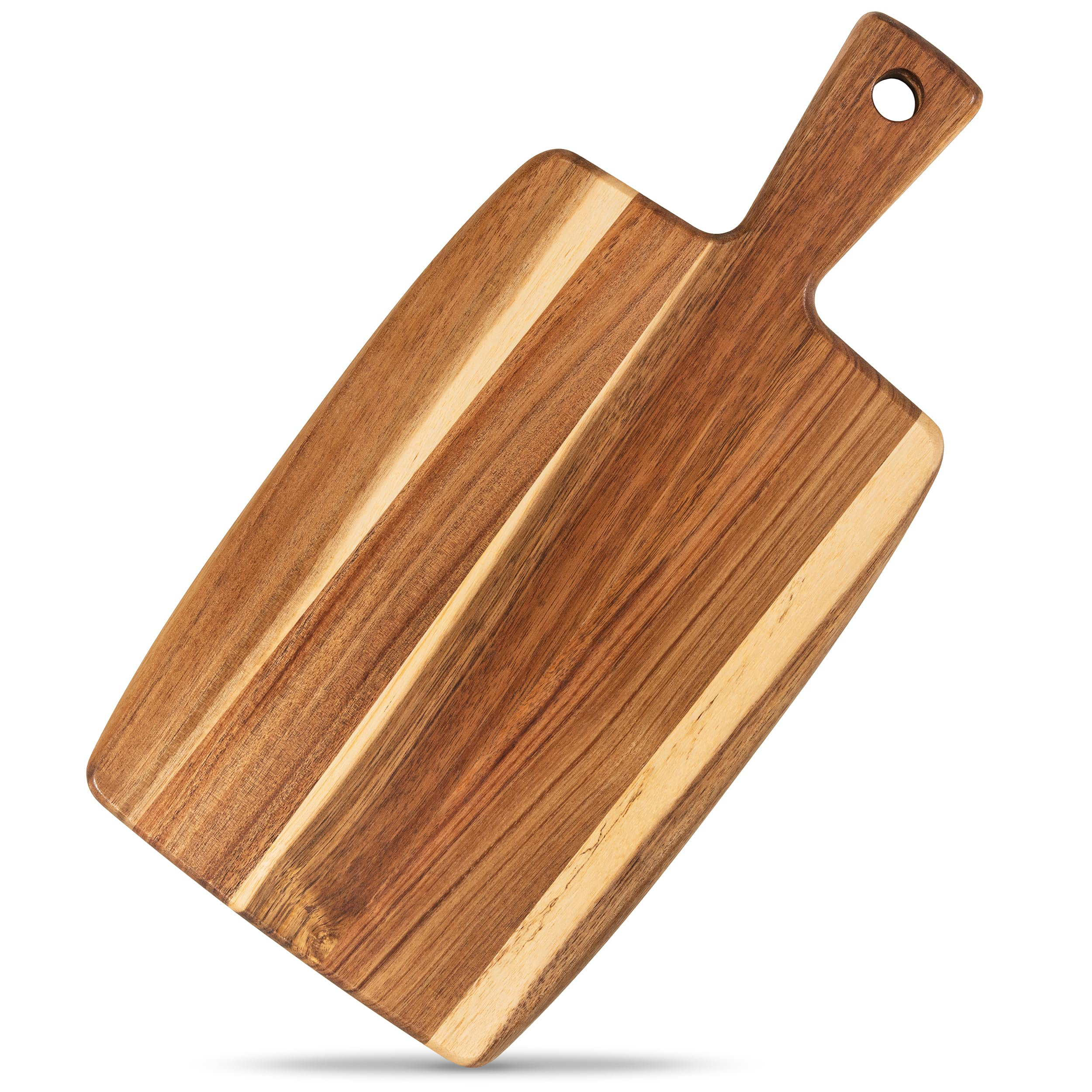 OUMIKEJI Acacia Wood Rectangle Cutting Board And Chopping Board With ...