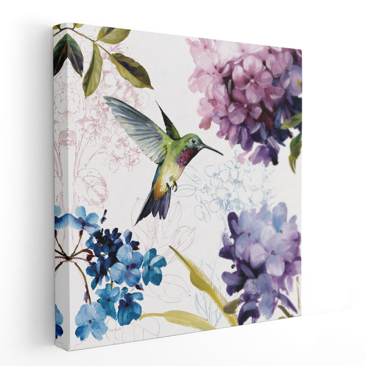 Red Barrel Studio® Spring Nectar Square II - Canvas Print Wall Art ...