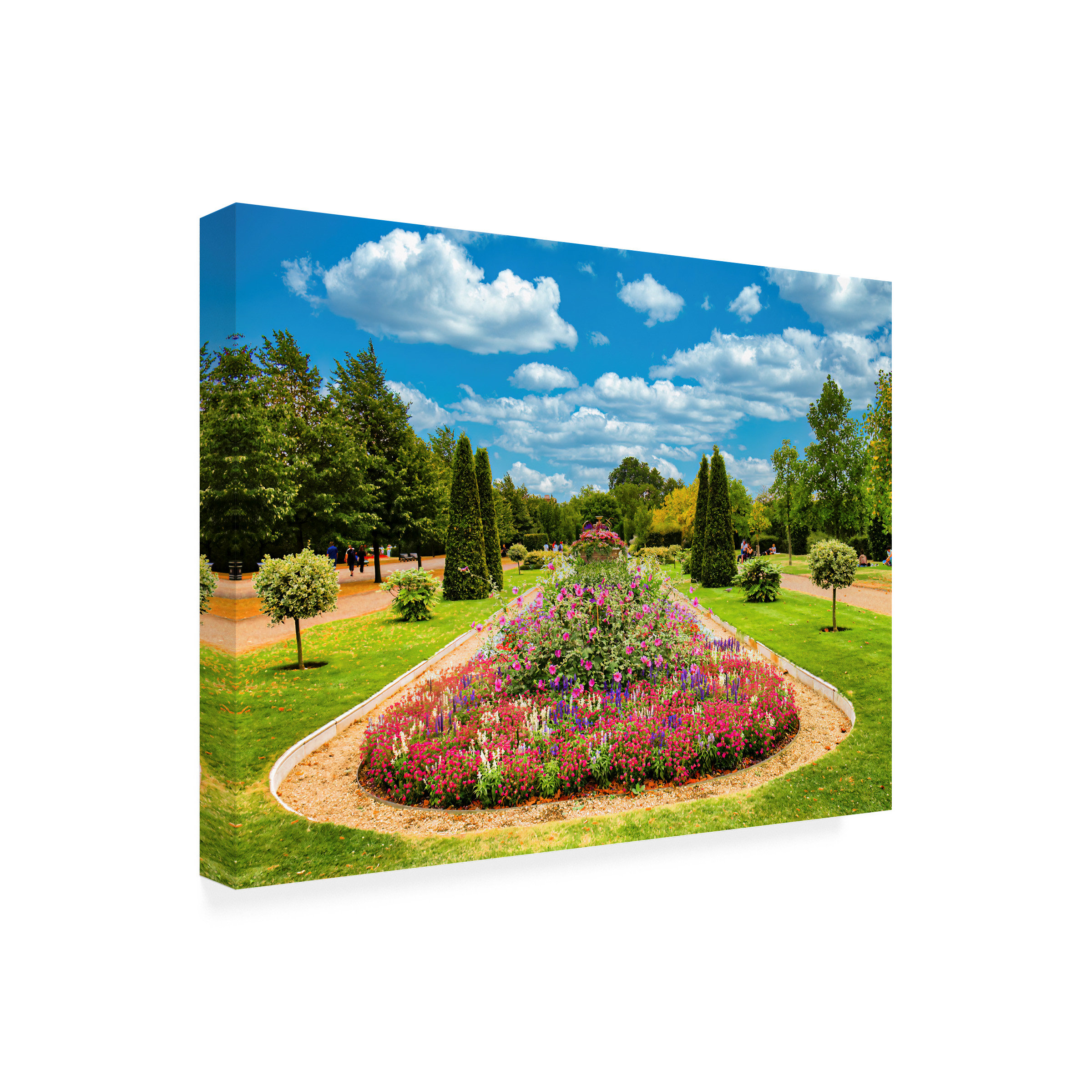 Latitude Run® Anthwan Regents Park Gardens III On Canvas Painting | Wayfair
