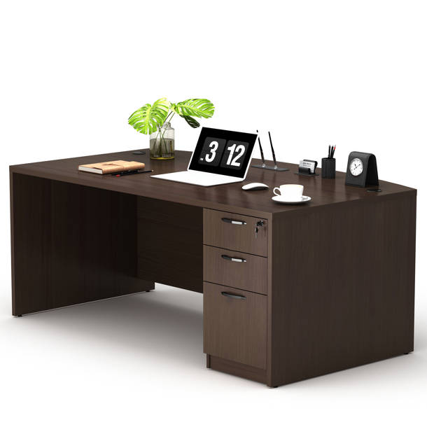Regency Legacy Executive Desk with Single Pedestal Drawer Unit | Wayfair