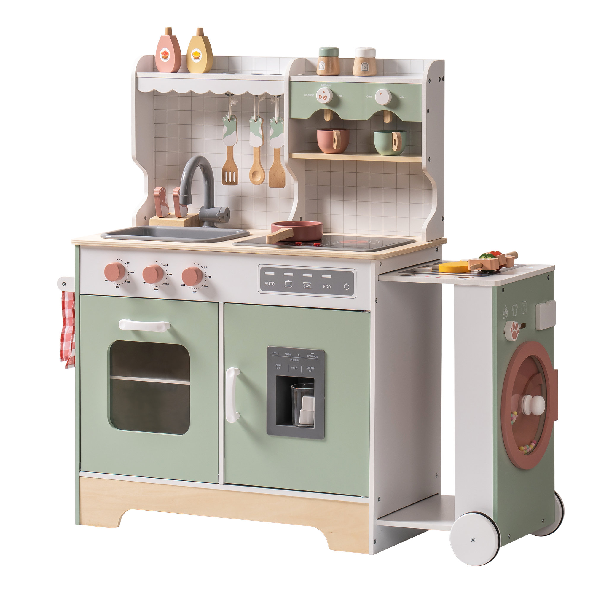 ROBUD Preschool Kids Play Kitchen Set - Wayfair Canada