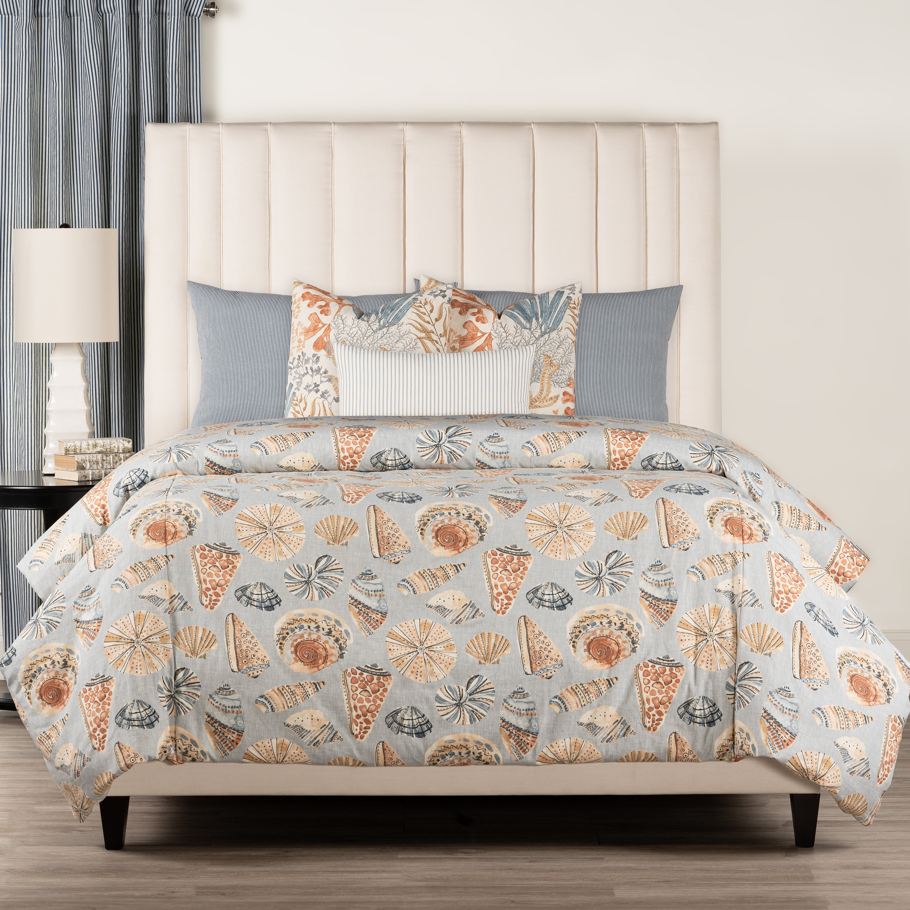 Siscovers Magnolia Home Fashions Longboat Sunset Coastal Duvet cover ...