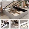 Latitude Run® Braya Hydraulic Lift Up Storage Upholstered Platform Bed ...