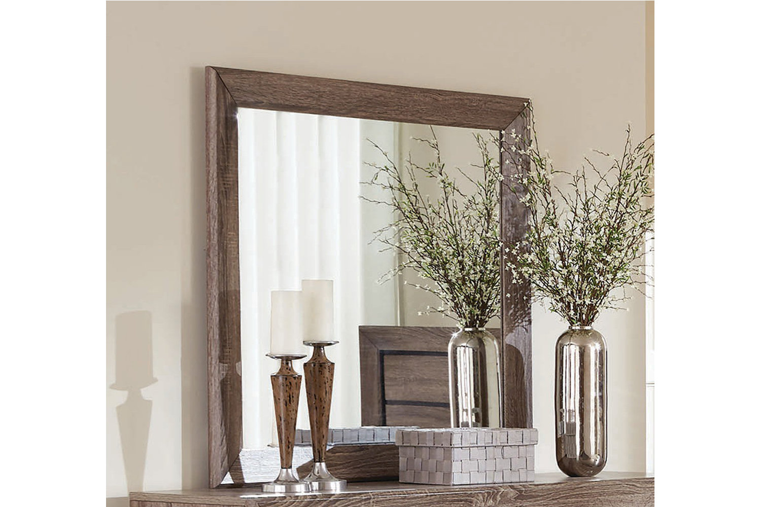 Gracie Oaks Stanton Drew Square Dresser Mirror | Wayfair