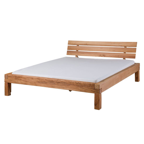 Massivmoebel24 Krakau Beam Bed Frame | Wayfair.co.uk