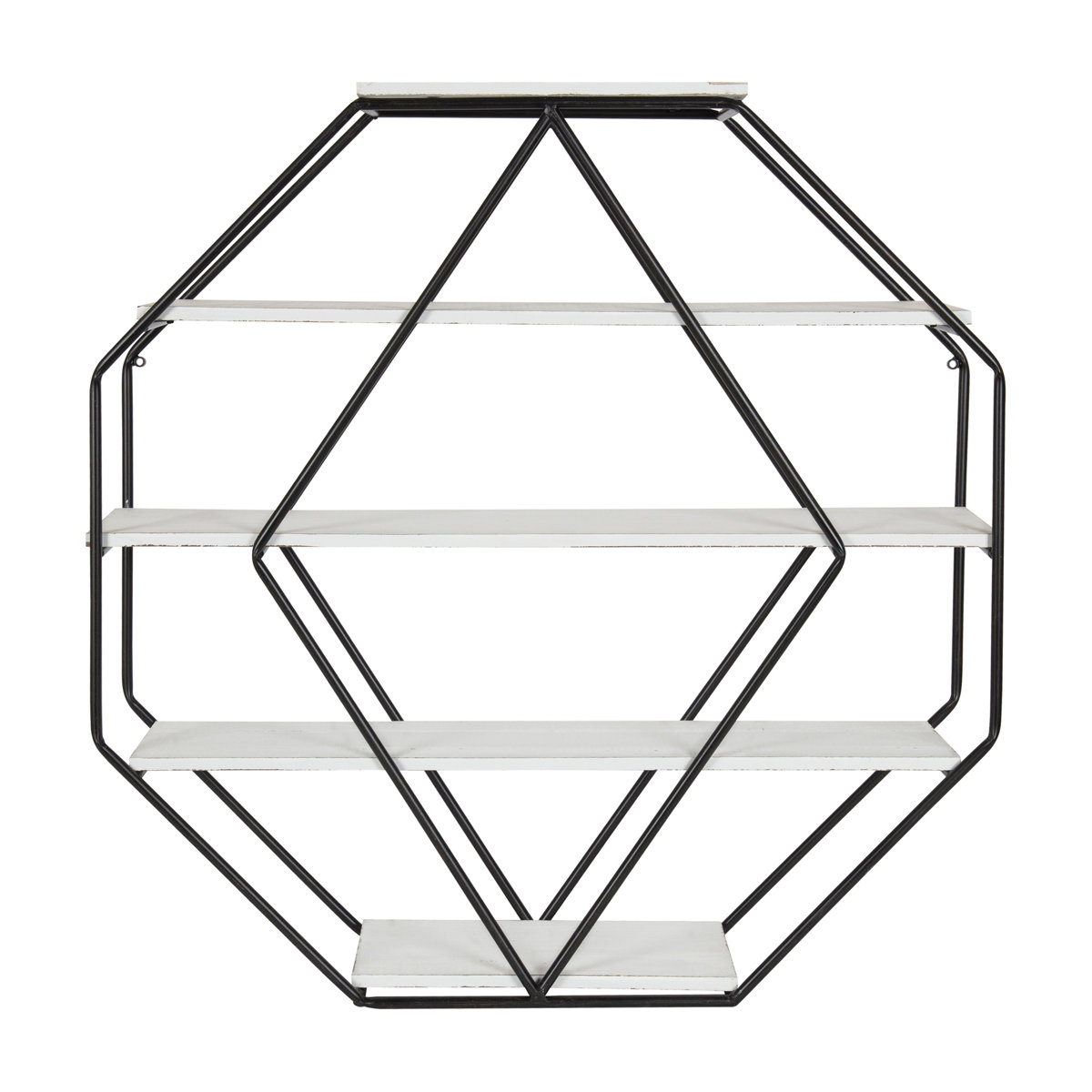 Mistana™ Colten 5 Shelf Octagon Wall Shelf & Reviews | Wayfair