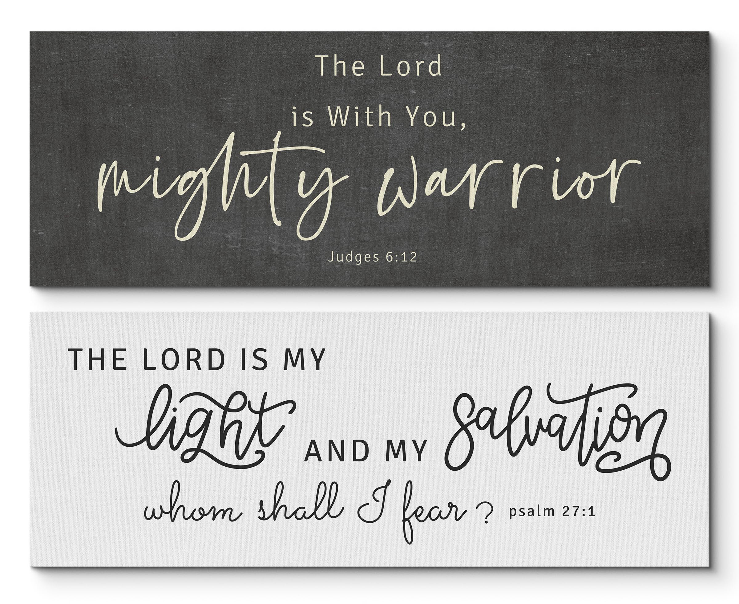 IDEA4WALL The Lord Is With You Scripture Sign Biblical Quotes ...