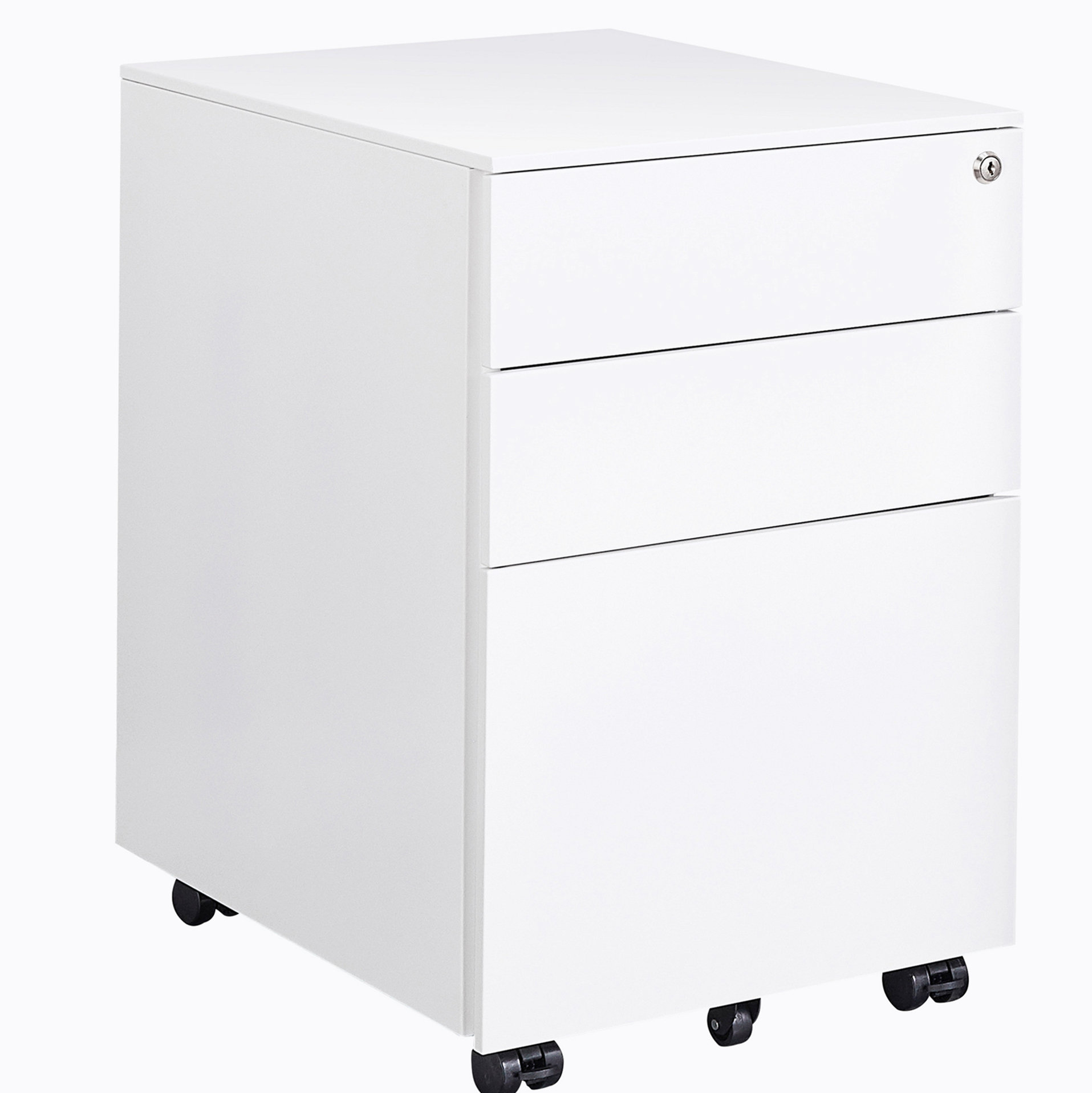Inbox Zero Xochitl 15.35'' Wide 3 -Drawer Mobile Steel File Cabinet ...