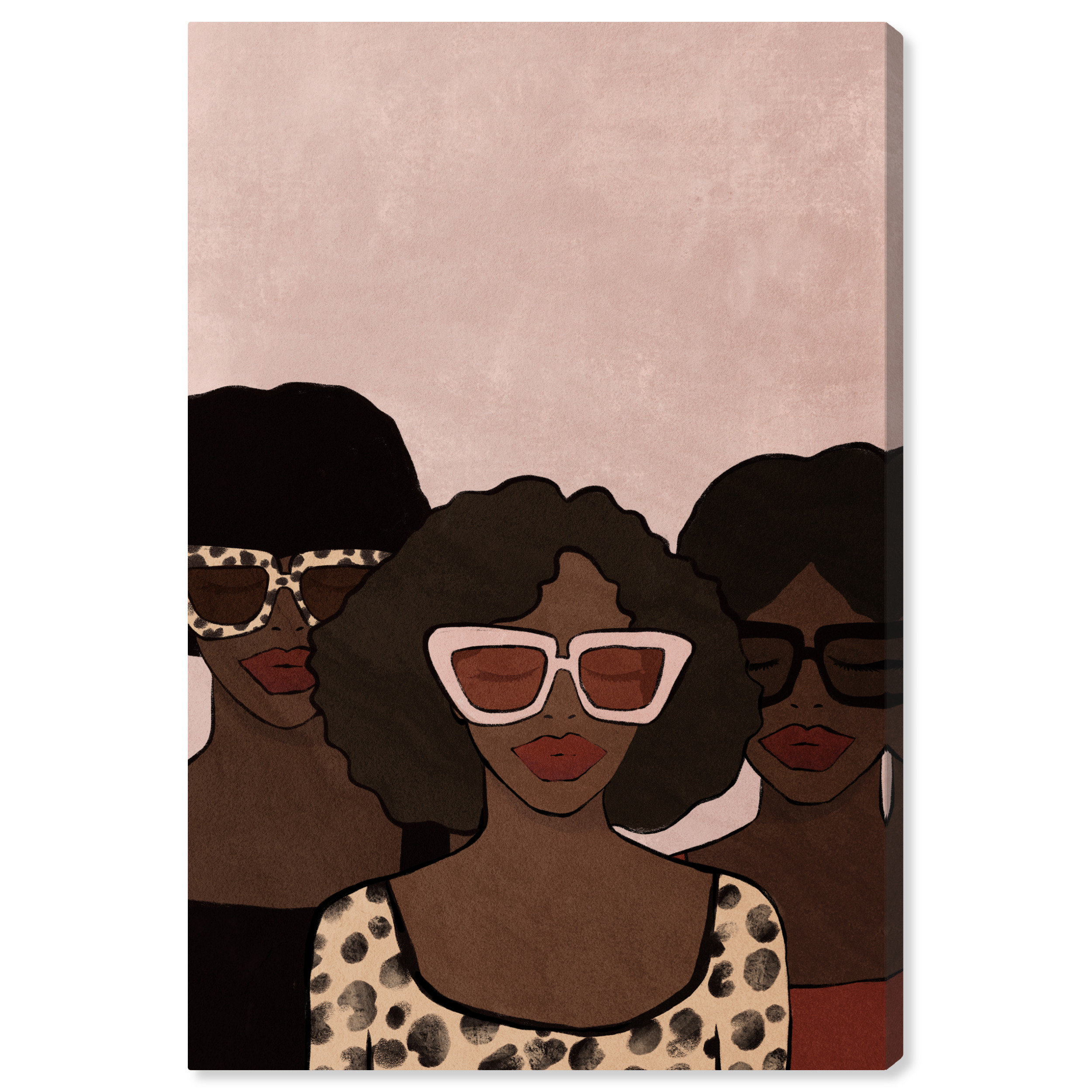 Oliver Gal Prints Glass Pair Glam - Graphic Art on Canvas - Wayfair Canada