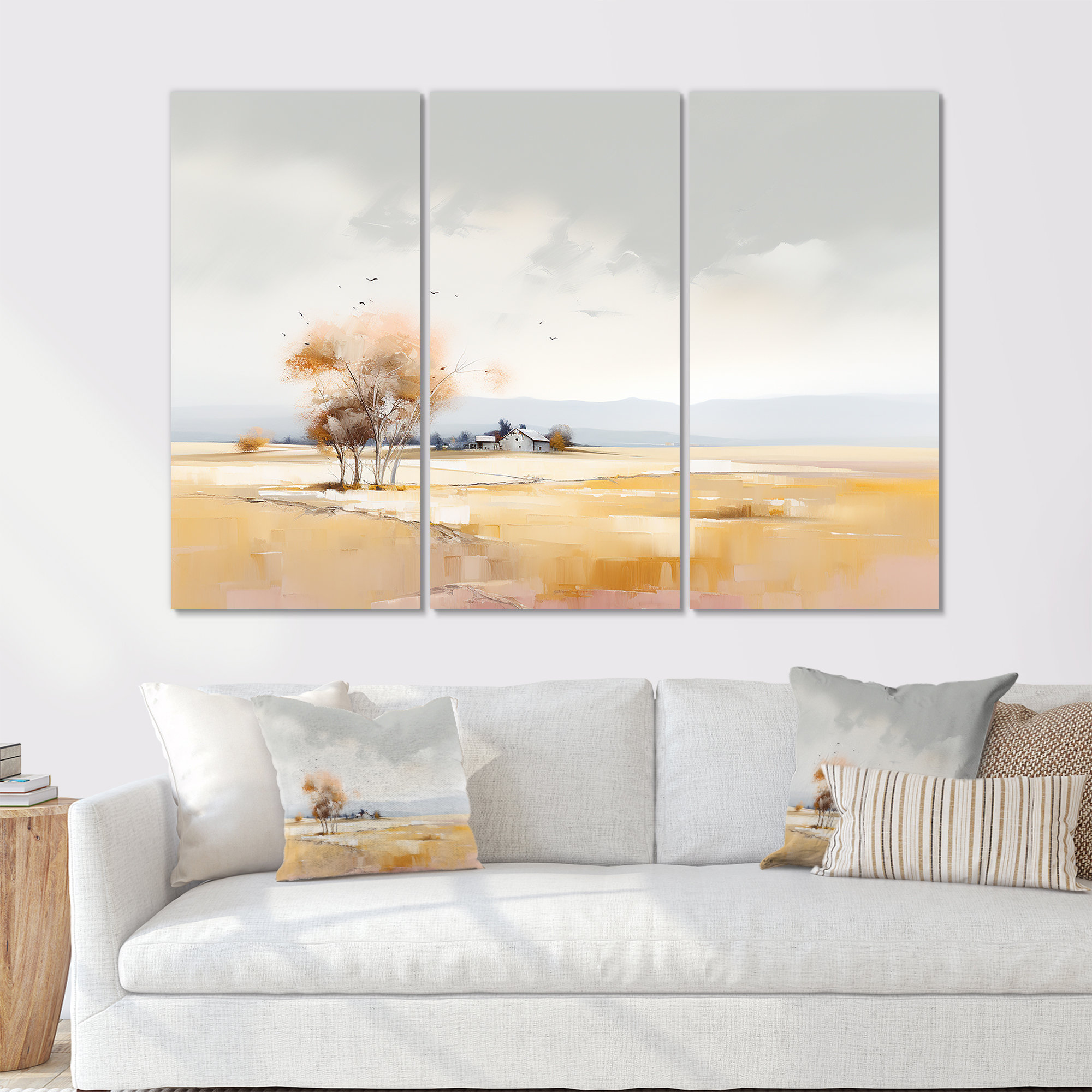 August Grove® Countryside Minimal Scenery III - Countryside Wall Decor ...