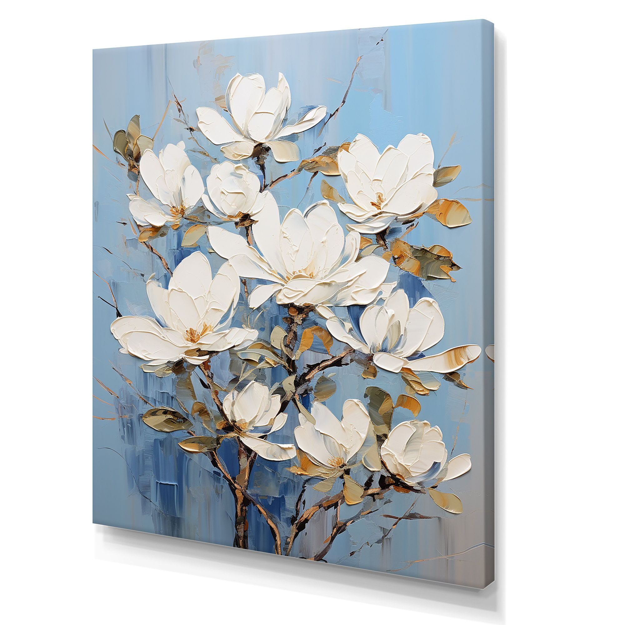 Winston Porter Beautiful Beige And Gold Dreamscape Magnolia III ...