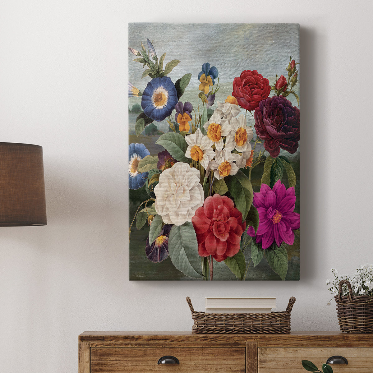 Lark Manor™ Botanical Landscape I -Gallery Wrapped Cavas | Wayfair