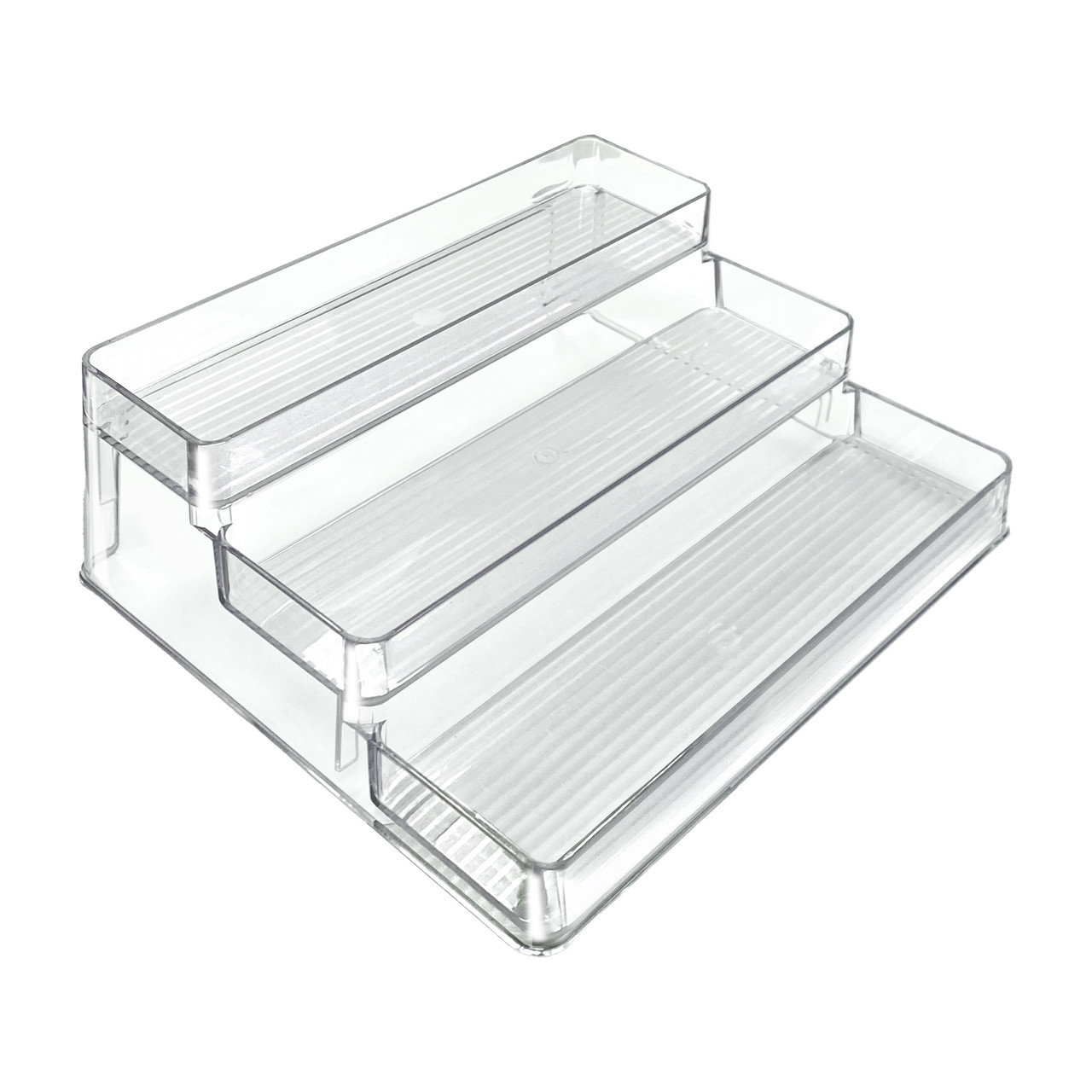Azar Displays Three Tier Counter Step Display with Lip, 2-Pack | Wayfair