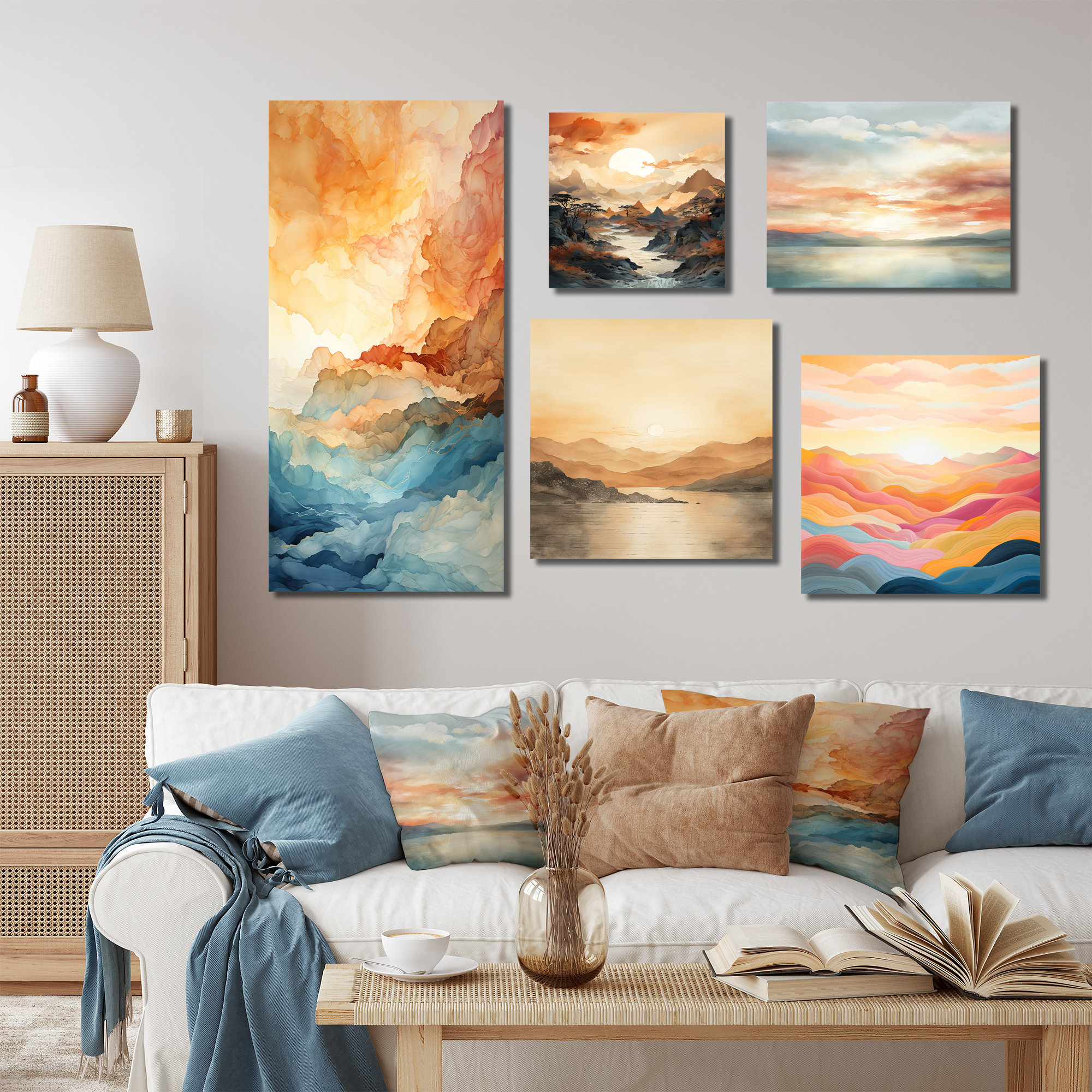 Ivy Bronx Bold Sunset Coastal Horizon - Sunrisesunset Wall Art Prints ...