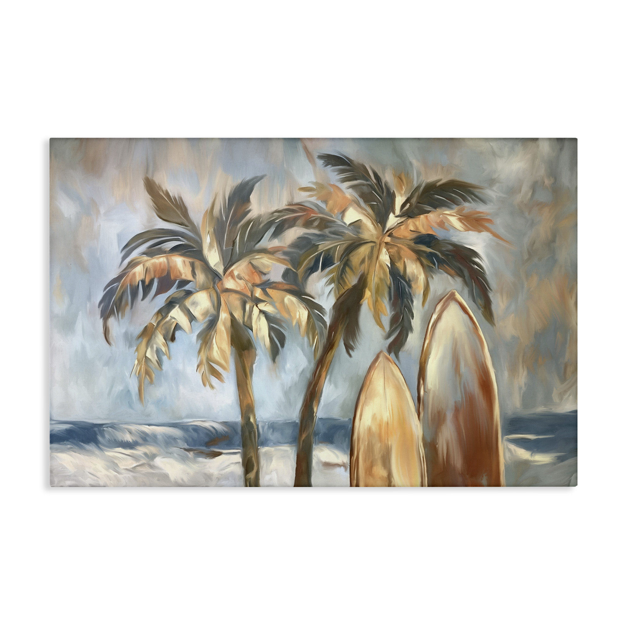 Ophelia & Co. Warm Tropical Surfboards Canvas, design by Ramona Murdock ...