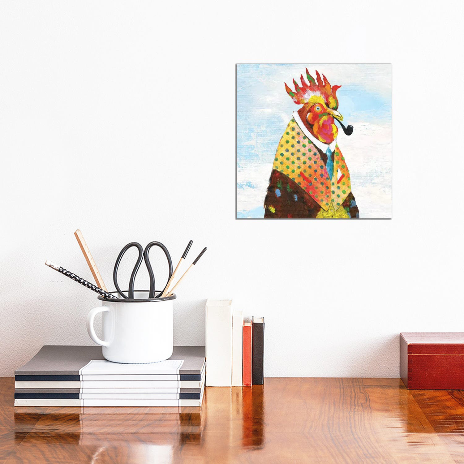 East Urban Home Groovy Rooster And Sky - Wayfair Canada