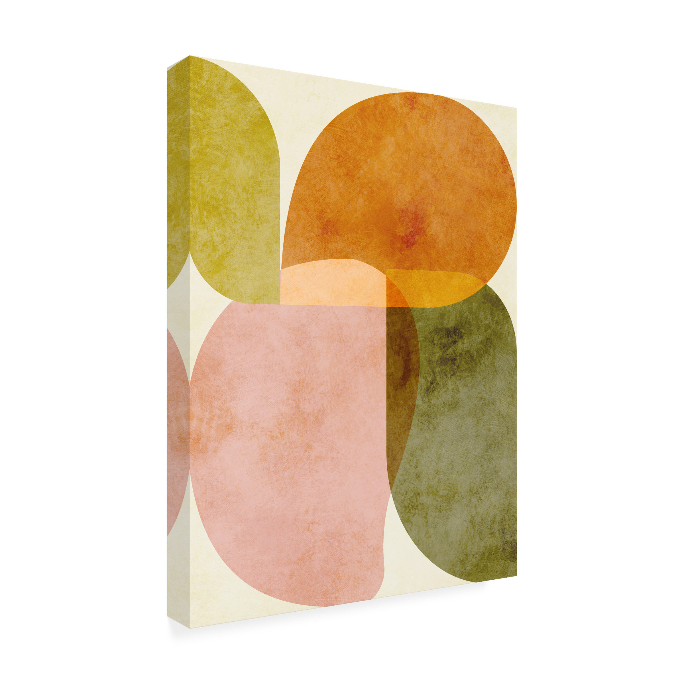 Trademark Art Modern & Contemporary " Aqua Shapes 2 " | Wayfair