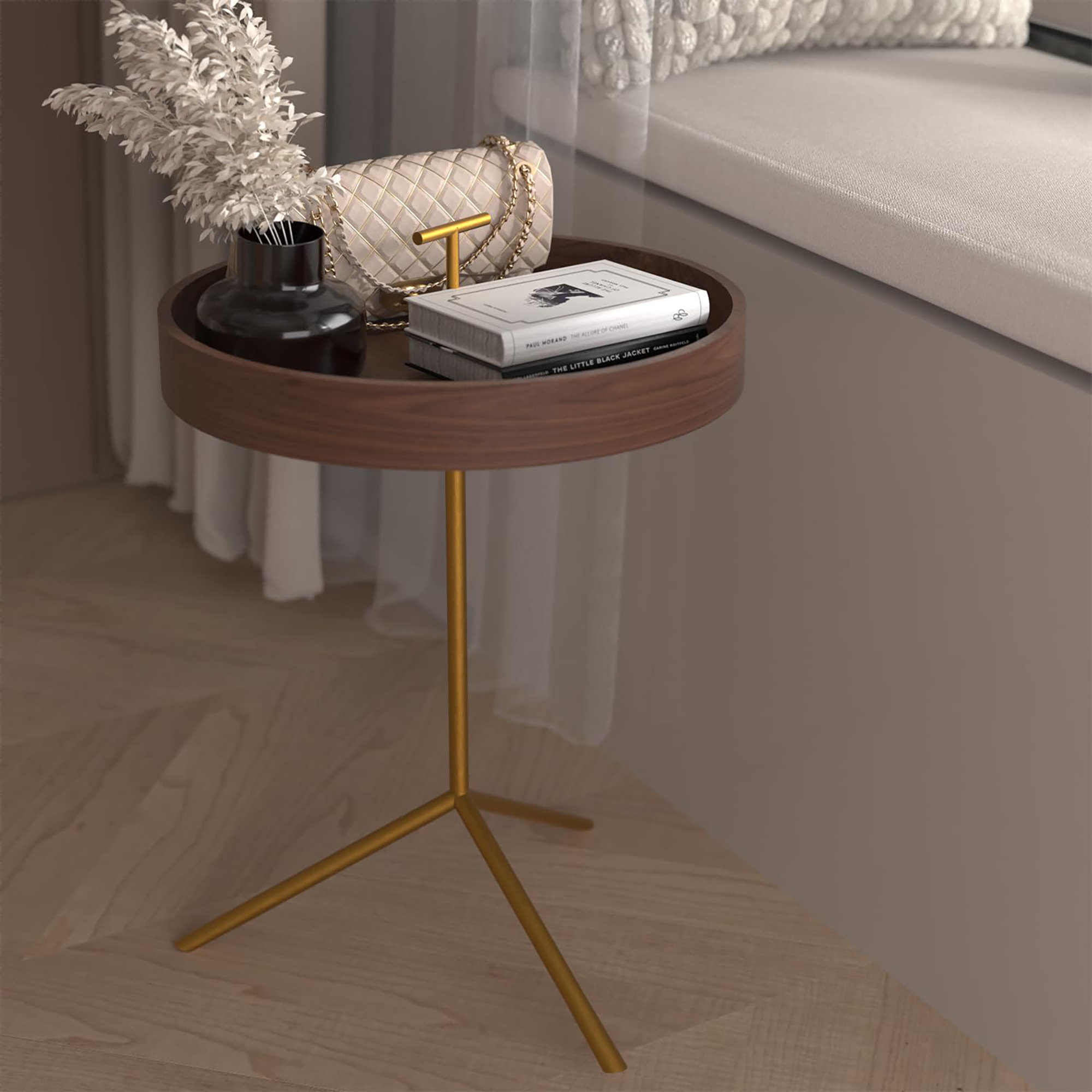 Mercer41 Round side table | Wayfair