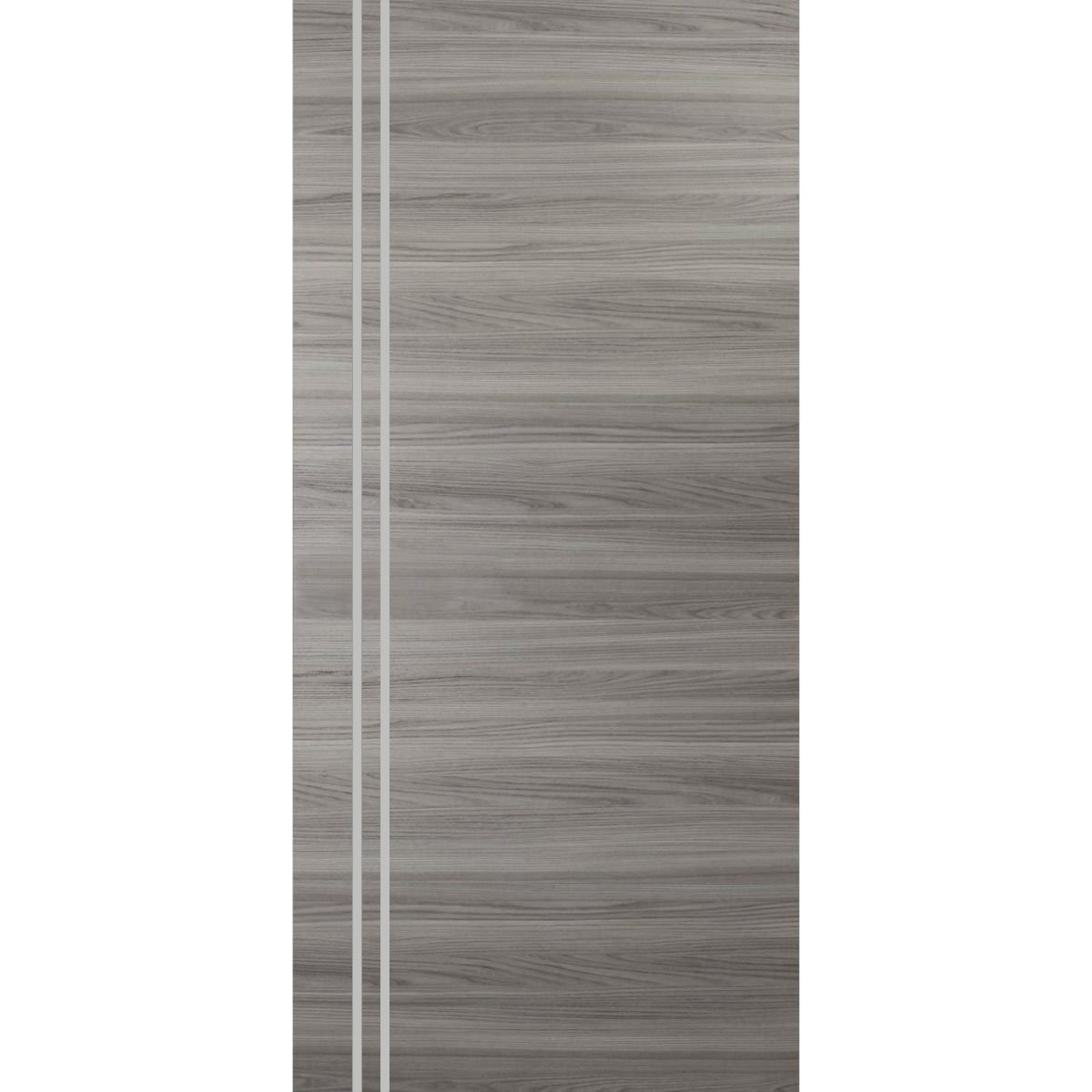 SARTODOORS Solid Manufactured Wood Panelled Wood Finish Barn Door ...