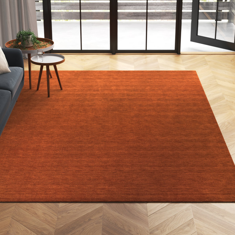Wade Logan® Ameia Wool Solid Color Rug & Reviews | Wayfair
