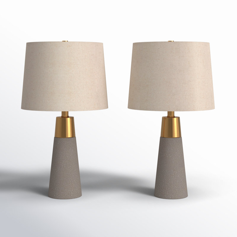 Mercury Row® Vangundy 25" Table Lamp Set & Reviews | Wayfair