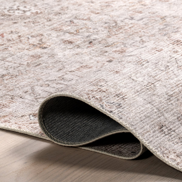 Bungalow Rose Sefedin Power Loomed Performance Ivory Rug | Wayfair